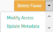 «Flavors» tab